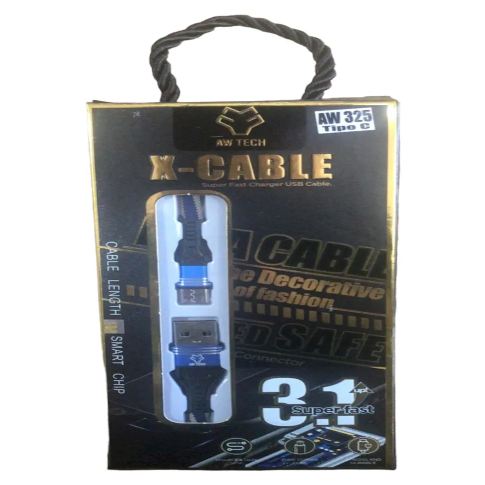 Cable Tipo C Aw Tech Aw325 | Los Novedosos