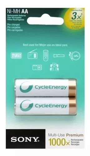 Bateria Pilas Recargables Sony Cycle Energy Ni Mh Aa 2700mah | Los ...