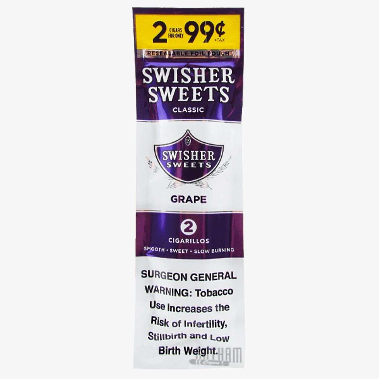 Cigarrillos Swisher Sweets Classic Uva Grape X 2 | Los Novedosos