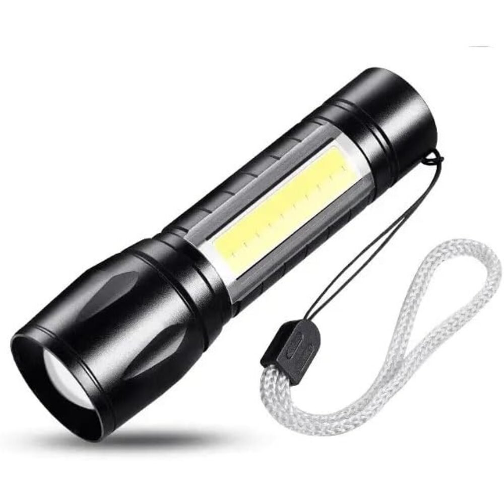 Linterna Tactica Led Recargable Usb Zoom Aluminio 511 Con Cordon | Los ...