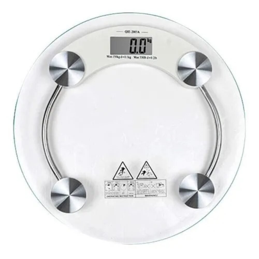 Bascula Digital Pesa Personas Baño Pantalla 180kg Digital | Los Novedosos