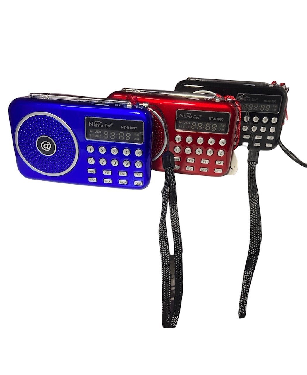 Radio Recargable Portátil Fm / Am Digital Mp3 Digital Usb NT-1092 | Los Novedosos