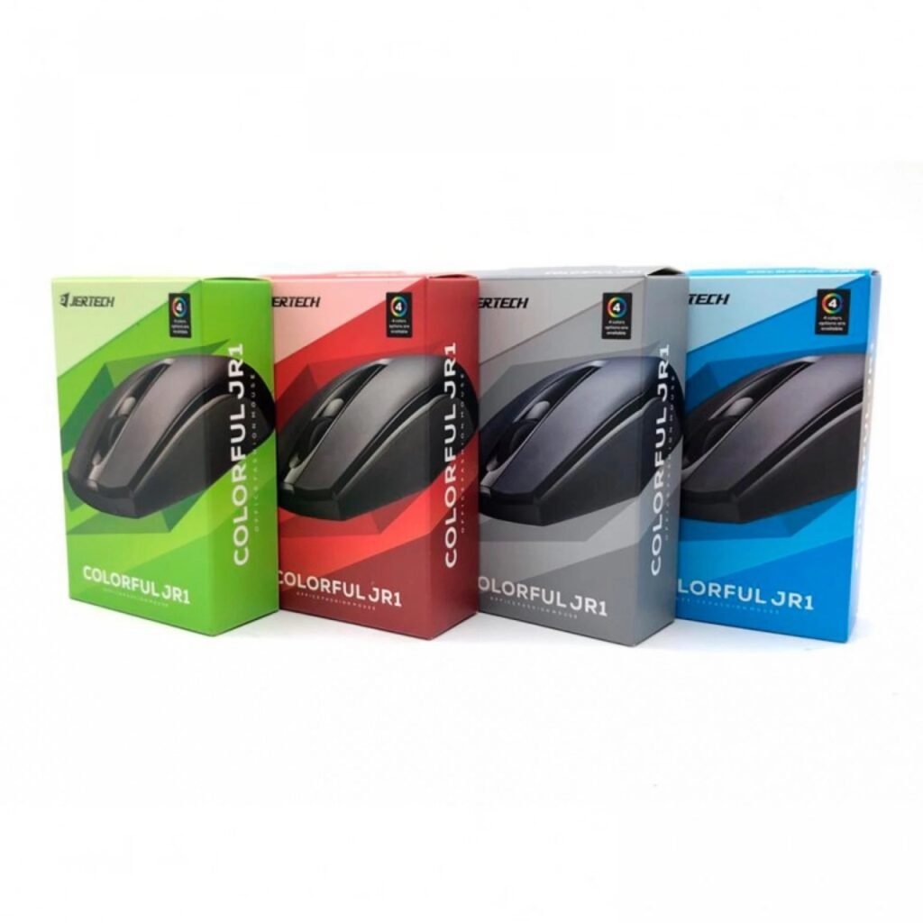 Mouse Inalambrico Colorful JR1 Jertech | Los Novedosos