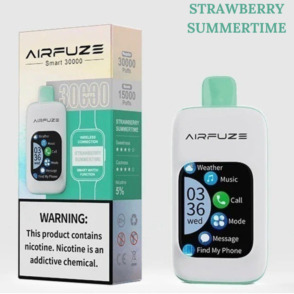 Vaporizador Smart Airfuze 30000 Puffs Vape - Strawberry summertime ...