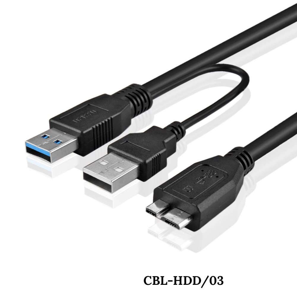 Cable Para Disco Duro Externo A Doble Usb | Los Novedosos