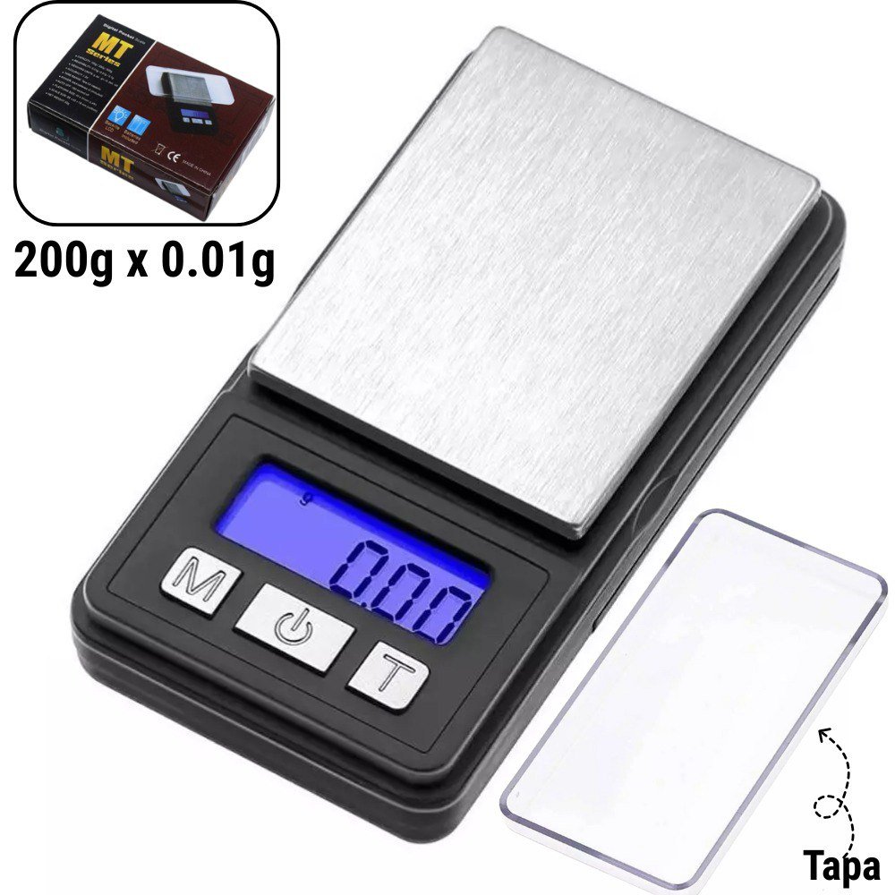 Mini Pesa Bascula Gramera Digital Precision 200gr x 0.01g Balanza | Los ...